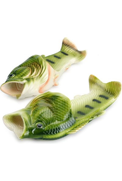 Love Home Balık Şeklinde Pvc Terlik - Yeşil (Yurt Dışından) Love Home Balık Şeklinde Pvc Terlik - Yeşil (Yurt Dışından)