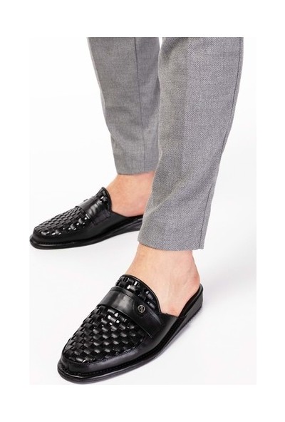 Gondol Hakiki Deri Ortopedik Taban Günlük Ayakkabı Mik.05 - Mik.05 - Siyah - 37
