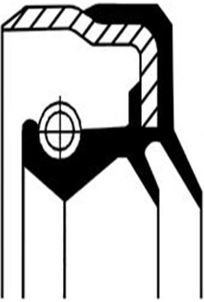 Corteco 01034774B (82034774) 01034774B) Yag Kecesi. Diferansiyel B1BAU5SLX26 Ma 95.0x 120.0X 12.0 Fkm Man (WP676232)