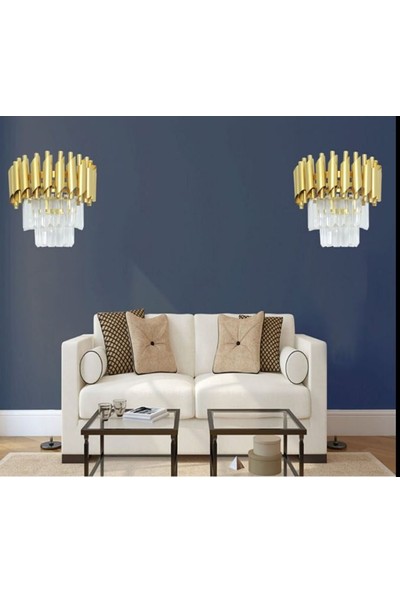 Matmazel Aksesuar Gold Duvar Apliği