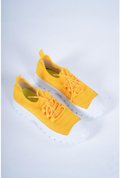 Kobal Business Bayan Sarı Triko Sneaker Ayakkabı Kobal Business Bayan Sarı Triko Sneaker Ayakkabı