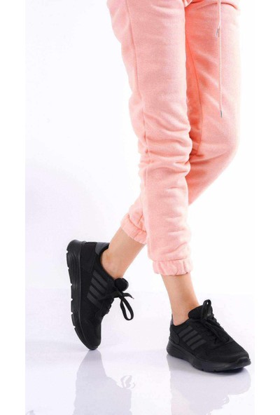 Kobal Business Bayan Siyah Sneaker Yürüyüş Ayakkabısı 795