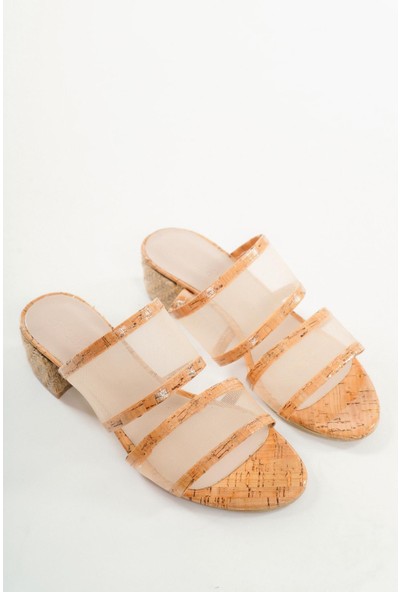 Kobal Business Bayan Tüllü Mantar Terlik