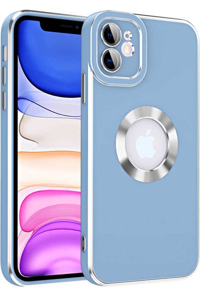 Apple iPhone 11 Kılıf Logo Açık Kristal Kapak
