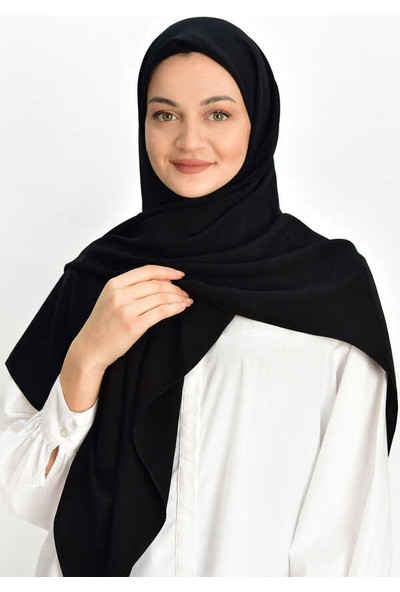 Burden İpek Büyük Boy Medine Ipeği 120LIK Eşarp Şal Siyah Burden İpek Büyük Boy Medine Ipeği 120LIK Eşarp Şal Siyah