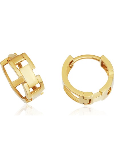 Peraleda Kadın Tasarım Altın Halka Küpe Peraleda Kadın Tasarım Altın Halka Küpe