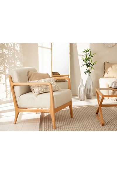 English Home Chelsea Berjer 79X76X64 cm Bej