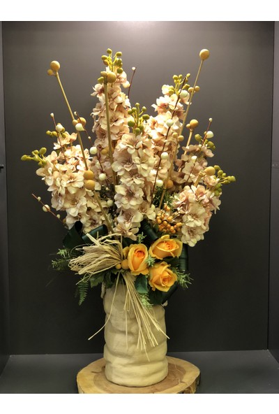 Marmara Çiçek Yapay Somon Aranjman