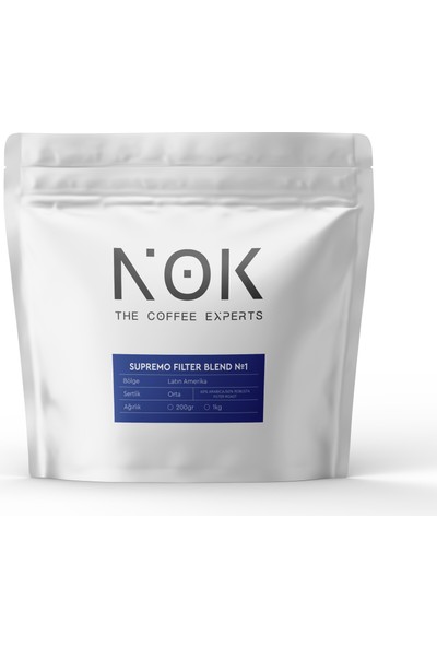 Supremo Filter Blend N1 Filtre Kahve