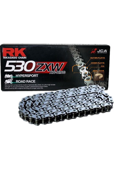 RK Yamaha Fz 6 Fazer S2 Abs Rk Xw-Ring Zincir 530 Zxw 120L 2006 - 2008 RK Yamaha Fz 6 Fazer S2 Abs Rk Xw-Ring Zincir 530 Zxw 120L 2006 - 2008