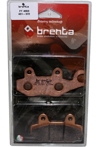 Brenta Kymco Agılıty 125 Ön Disk Brenta Sinter Metal Fren Balata Brenta Kymco Agılıty 125 Ön Disk Brenta Sinter Metal Fren Balata
