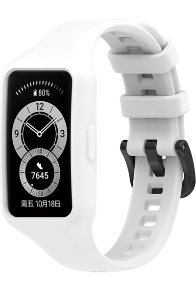 Zunhai Huawei Band 7/6 Pro / 6 Silikon Band Beyaz (Yurt Dışından) Zunhai Huawei Band 7/6 Pro / 6 Silikon Band Beyaz (Yurt Dışından)