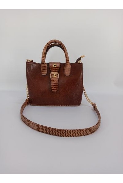 %100 Hakiki Deri Şık Çapraz Çanta