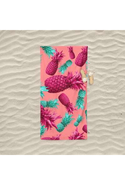 Pastel Home Pamuklu Baskılı Plaj Havlusu Pastel Home Pamuklu Baskılı Plaj Havlusu