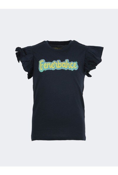 Çocuk Trıbun Kolları Fırfırlı Tshirt
