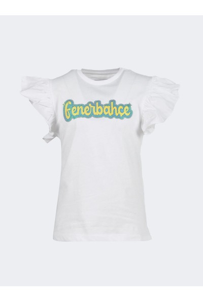 Çocuk Trıbun Kolları Fırfırlı Tshirt