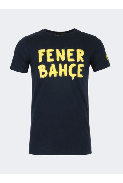 Erkek Tribün Fenerbahçe Baskı T-Shirt