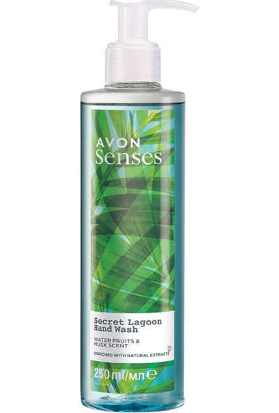 Avon Senses Secret Lagoon Su Meymeleri ve Misk Kokulu Sıvı El Sabunu 250 Ml. Avon Senses Secret Lagoon Su Meymeleri ve Misk Kokulu Sıvı El Sabunu 250 Ml.