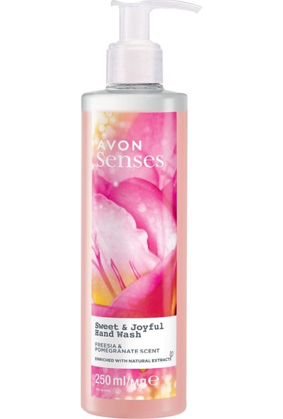Avon Senses Sweat & Joyful Frezya ve Nar Kokulu Sıvı El Sabunu 250 Ml. Avon Senses Sweat & Joyful Frezya ve Nar Kokulu Sıvı El Sabunu 250 Ml.