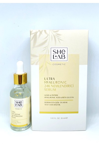 Shelab Ultra Hyaluronıc 24 K Nemlendirici Serum