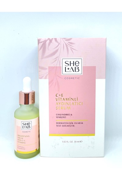 Shelab C+E Vitaminli Aydınlatıcı Serum Shelab C+E Vitaminli Aydınlatıcı Serum