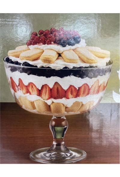 Paşabahçe Petite Ayaklı Patisseria Kurabiyelik - Servis Sunum Kasesi