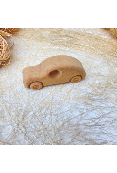 Bon Chic Baby Aktivite Oyuncak Naturel Araba