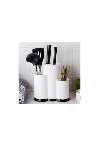 Asortiq Home Lüx Tezgah Üstü Bölmeli Kaşık Bıçak Standı - Kaşıklık Bıçaklık Düzenleyici Organizer Asortiq Home Lüx Tezgah Üstü Bölmeli Kaşık Bıçak Standı - Kaşıklık Bıçaklık Düzenleyici Organizer