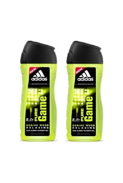 Adidas Pure Game Relaxing Duş Jeli 250 ml x 2 Adet Adidas Pure Game Relaxing Duş Jeli 250 ml x 2 Adet