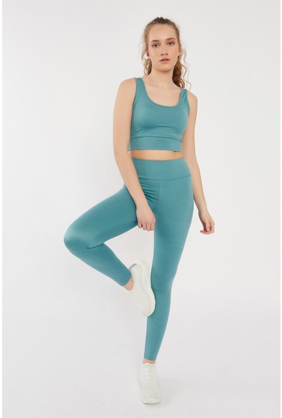 Yeşil Melanj Basic Spor Sütyeni Yeşil Melanj Basic Spor Sütyeni