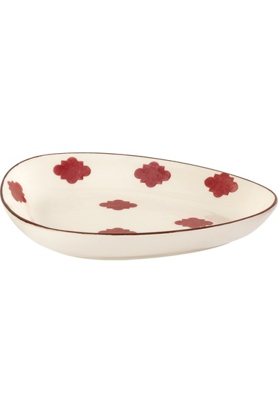 Madame Coco Vie Rouge Oiseau Çukur Tabak 22 cm