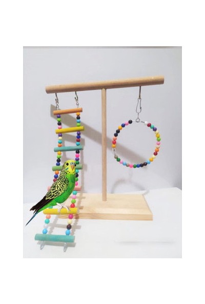 Notre Monde Pet Muhabbet Kuşu Tünekli Salıncak 30 cm Notre Monde Pet Muhabbet Kuşu Tünekli Salıncak 30 cm