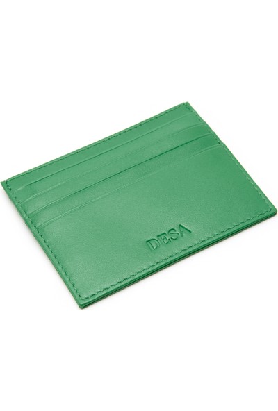 Desa Yeşil Kadın Deri Kartlık