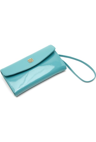 Desa Turkuaz Kadın Rugan Cüzdan