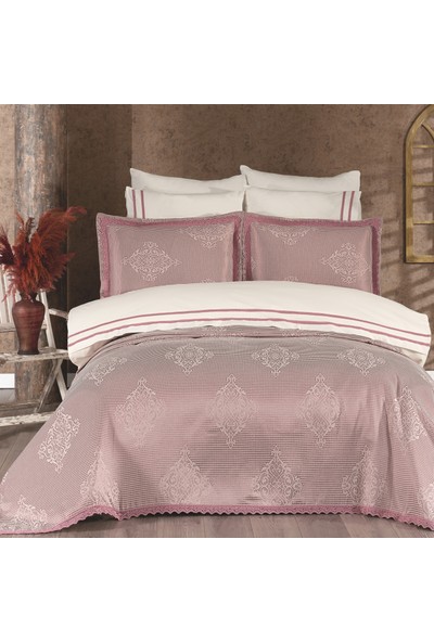 Shine Home 9 Parça Dantel Detaylı %100 Pamuk Nevresim Takımı + Şönil Jakarlı Pike Set Shine Home 9 Parça Dantel Detaylı %100 Pamuk Nevresim Takımı + Şönil Jakarlı Pike Set