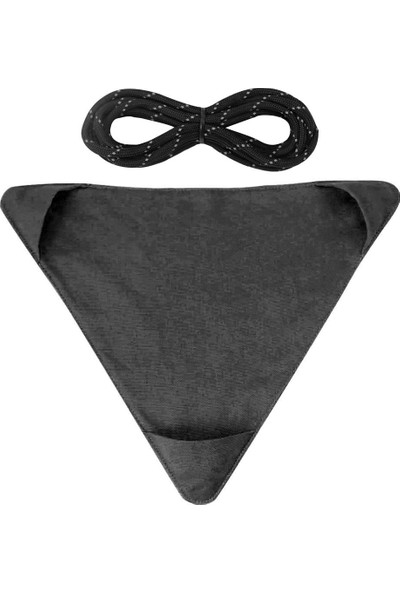 PLZ Shop Açık Üçgen Dışkı Kumaş Siyah (Yurt Dışından) PLZ Shop Açık Üçgen Dışkı Kumaş Siyah (Yurt Dışından)