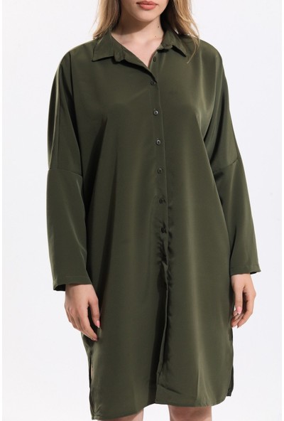 Quern Bayan Uzun Hakim Yaka Gömlek Quern Bayan Uzun Hakim Yaka Gömlek