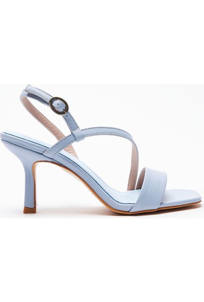 Louis Cardy Cava Mavi Deri Kadın Sandalet Louis Cardy Cava Mavi Deri Kadın Sandalet