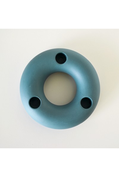 Mono Deco Yuvarlak Üç Gözlü Mumluk Petrol Yeşili Mono Deco Yuvarlak Üç Gözlü Mumluk Petrol Yeşili