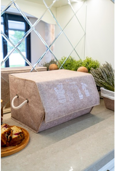 Köşeli Kapaklı Düzenleyici Çok Amaçlı Kolay Taşınabilen Organizer Keçe Kutu - 03501 Köşeli Kapaklı Düzenleyici Çok Amaçlı Kolay Taşınabilen Organizer Keçe Kutu - 03501