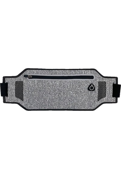 Generic Profesyonel Kemerli Koşu Bel Çantası - Gri (Yurt Dışından)