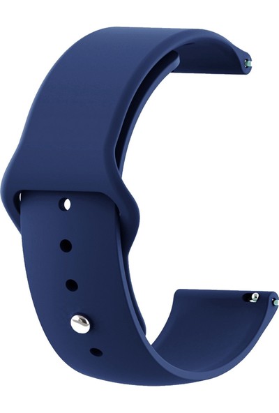 Regetto Amazfit Gtr 47MM Kordon Spor Silikon Lacivert