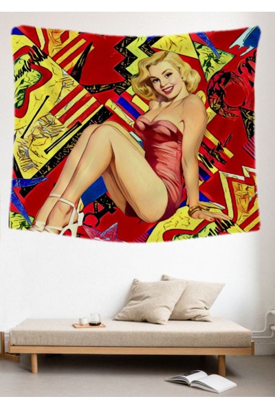 Alamodecor Duvar Halısı | Duvar Örtüsü | Duvar Dekorasyon ve Ev Dekorasyon | Tapestry | Goblen