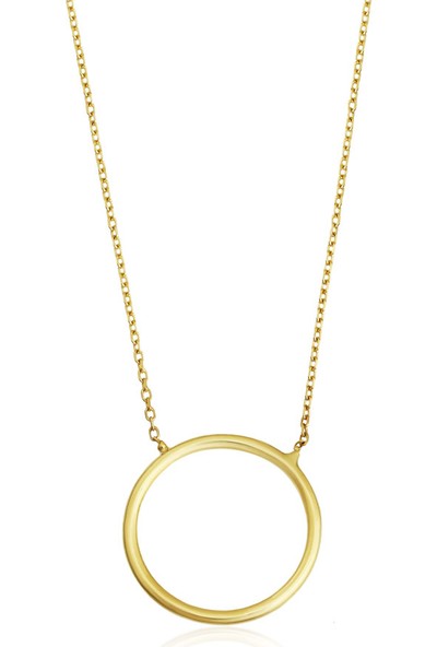 Peraleda Kuyumculuk Peraleda Kadın Daire Altın Kolye