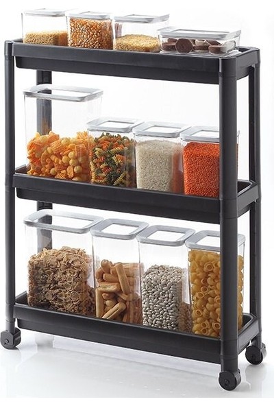 Frapan Home Tekerlekli Raf Ünitesi Mutfak Rafı Banyo Rafı Banyo Düzenleyici Organizer Frapan Home Tekerlekli Raf Ünitesi Mutfak Rafı Banyo Rafı Banyo Düzenleyici Organizer