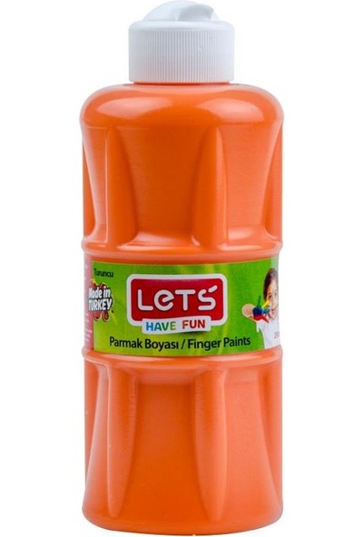 Let's Parmak Boyası 250 ml Turuncu Let's Parmak Boyası 250 ml Turuncu