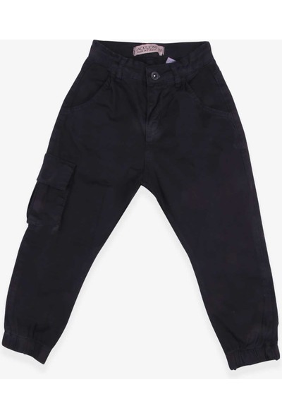 Escabel Erkek Çocuk Kot Pantolon Kargo Cepli Siyah (5-14 Yaş) Escabel Erkek Çocuk Kot Pantolon Kargo Cepli Siyah (5-14 Yaş)