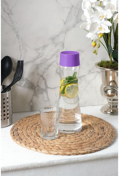 Louis Marie Silikon Kapaklı Karaf Mor