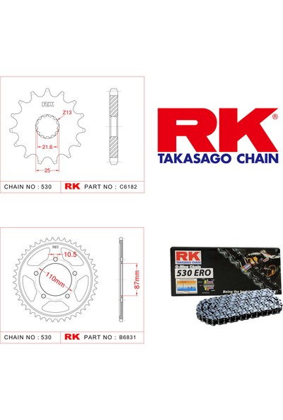 RK Suzuki Gsf 600 Bandıt RK Dişli Set 530 Ero O-Ring 15/47T 1995 - 2004 RK Suzuki Gsf 600 Bandıt RK Dişli Set 530 Ero O-Ring 15/47T 1995 - 2004