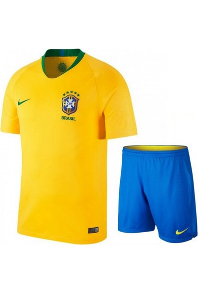 Brezilya Çocuk Forması 2'li Set
